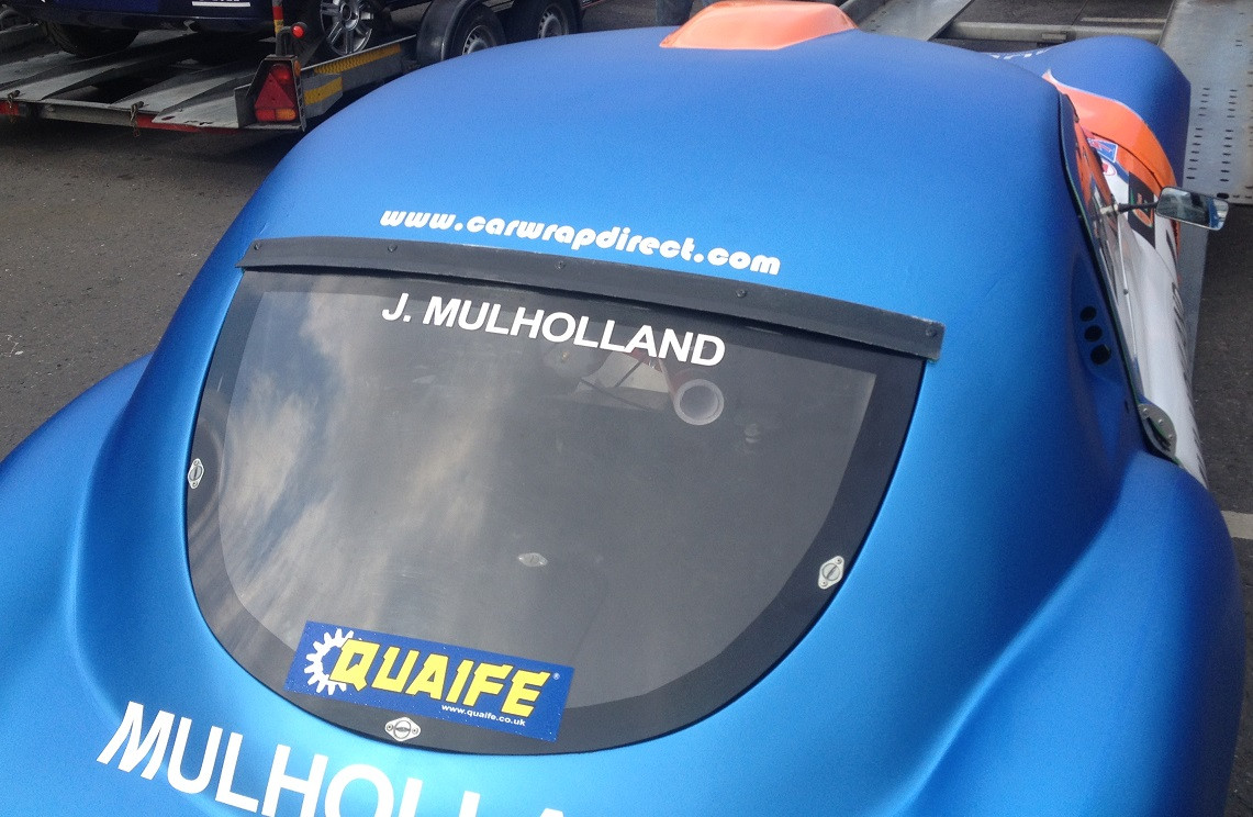 Matte Deep Blue Vinyl Wrap with ADT - WrapDirect.com