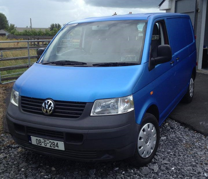 Matte Deep Blue Vinyl Wrap with ADT - WrapDirect.com