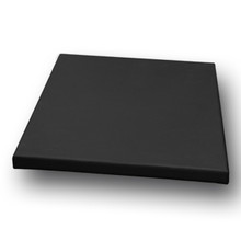 2-1/2" Stretched Black Cotton Canvas 40X40*: Box of 5