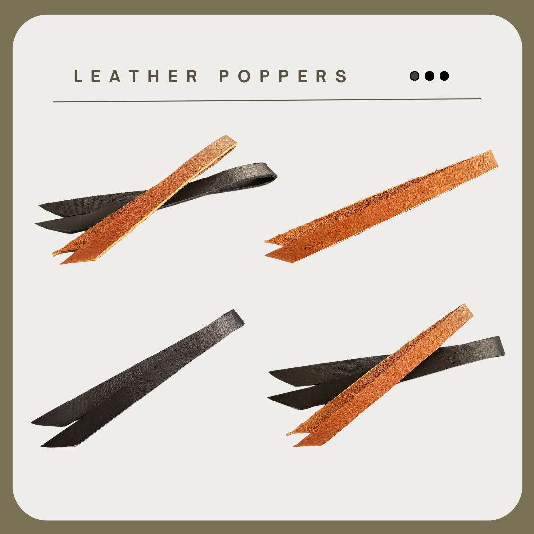 Leather Poppers - Horse Rope Connection, LLC