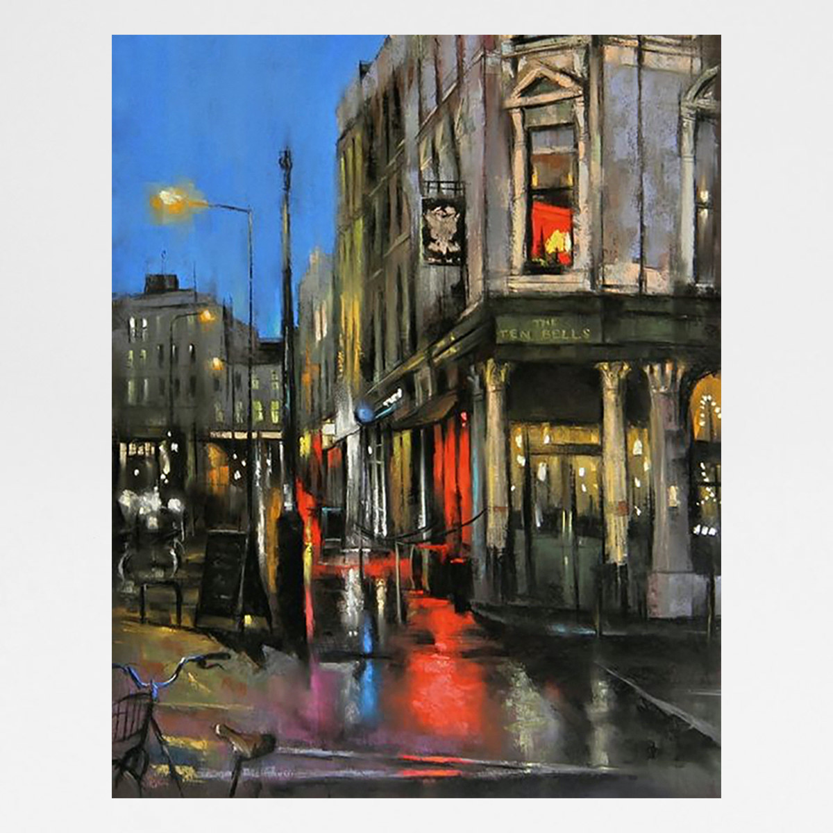 The Ten Bells - Jack The Ripper East End Pub - Art Print by Marc ...