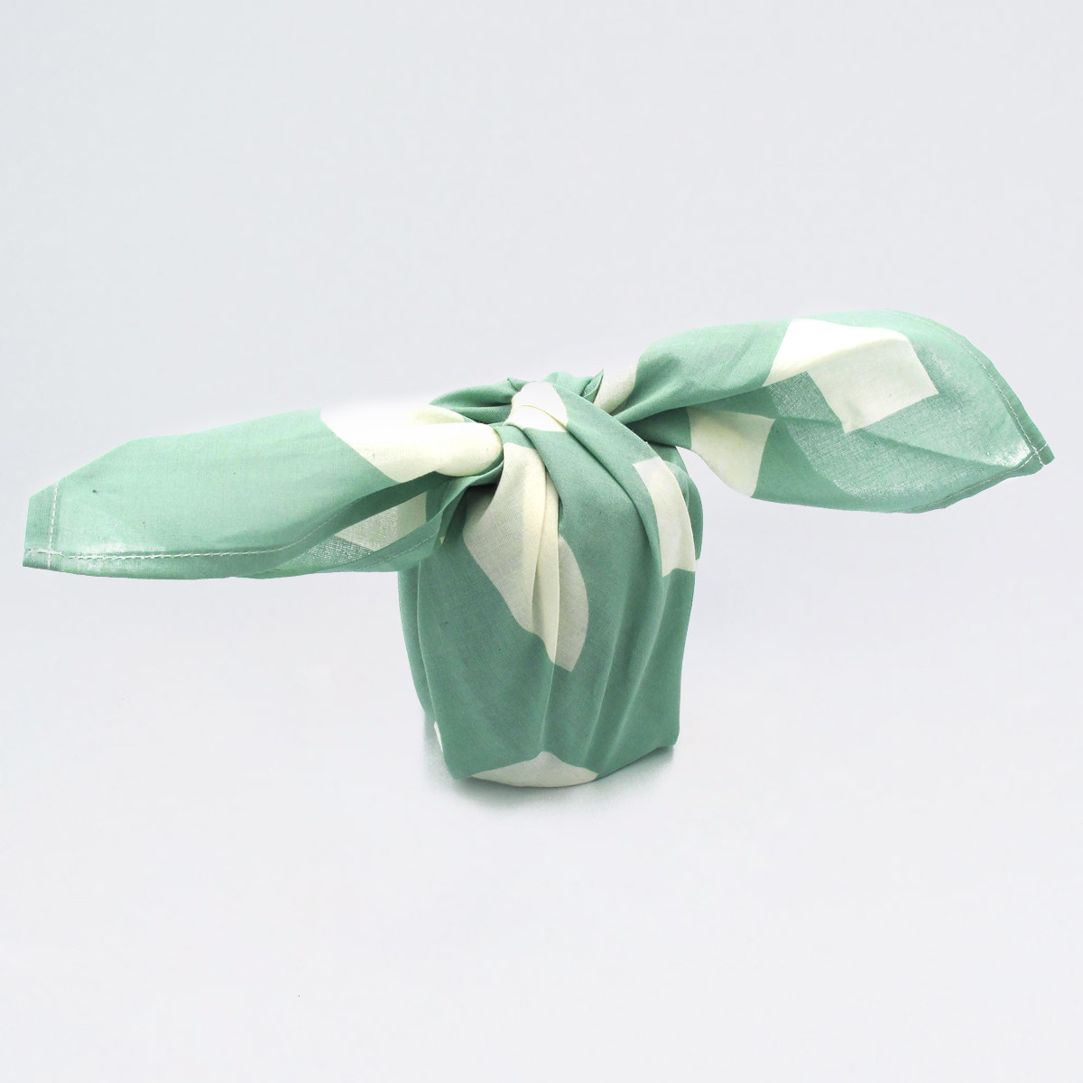 Organic Cotton Wrap - Shapes, Turquoise by Ola at Of Cabbages and Kings