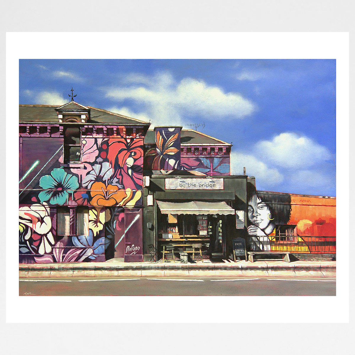 The Bridge Art Print by Marc Gooderham at Of Cabbages and Kings