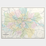 Great Trees of London Map by Blue Crow Media at Of Cabbages and Kings