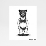 Bear-kini Art Print by Matthew Green at Of Cabbages and Kings