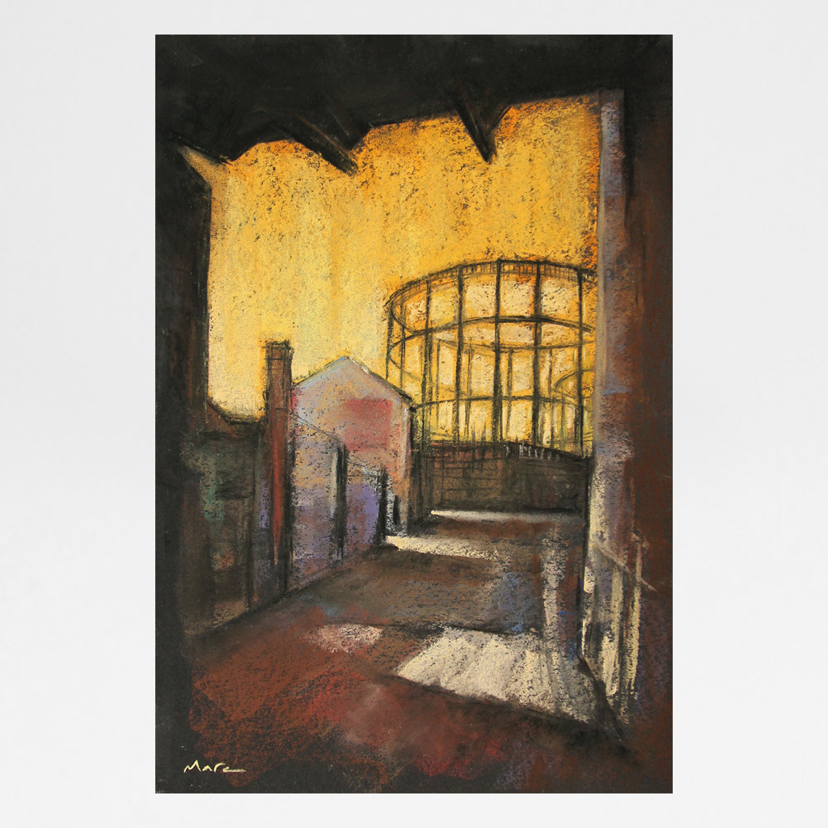 The Gasworks, Bethnal Green Art Print by Marc Gooderham at Of Cabbages ...