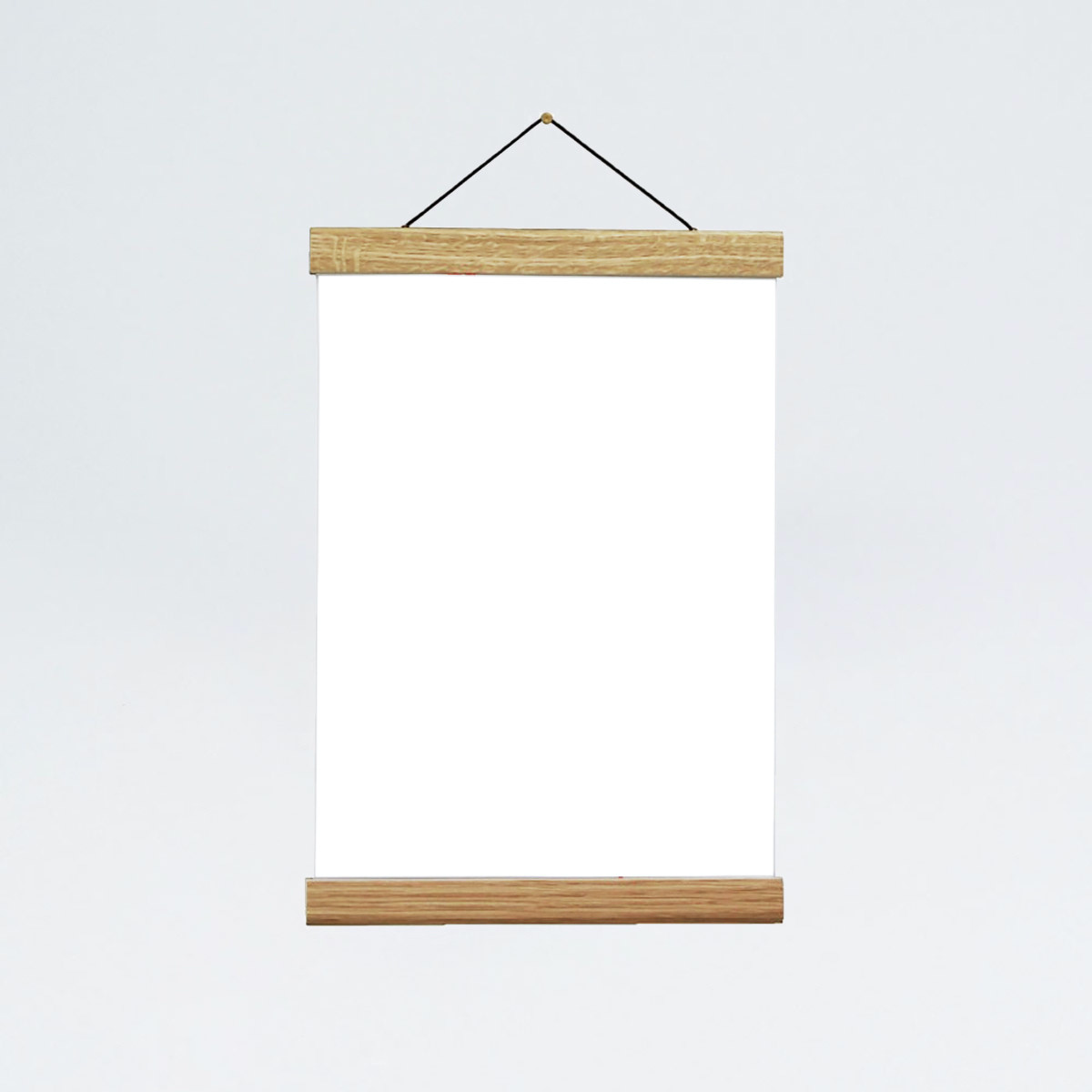 Extra Large 28" Oak Wood Magnetic Picture and Poster Hanger by Creamore ...