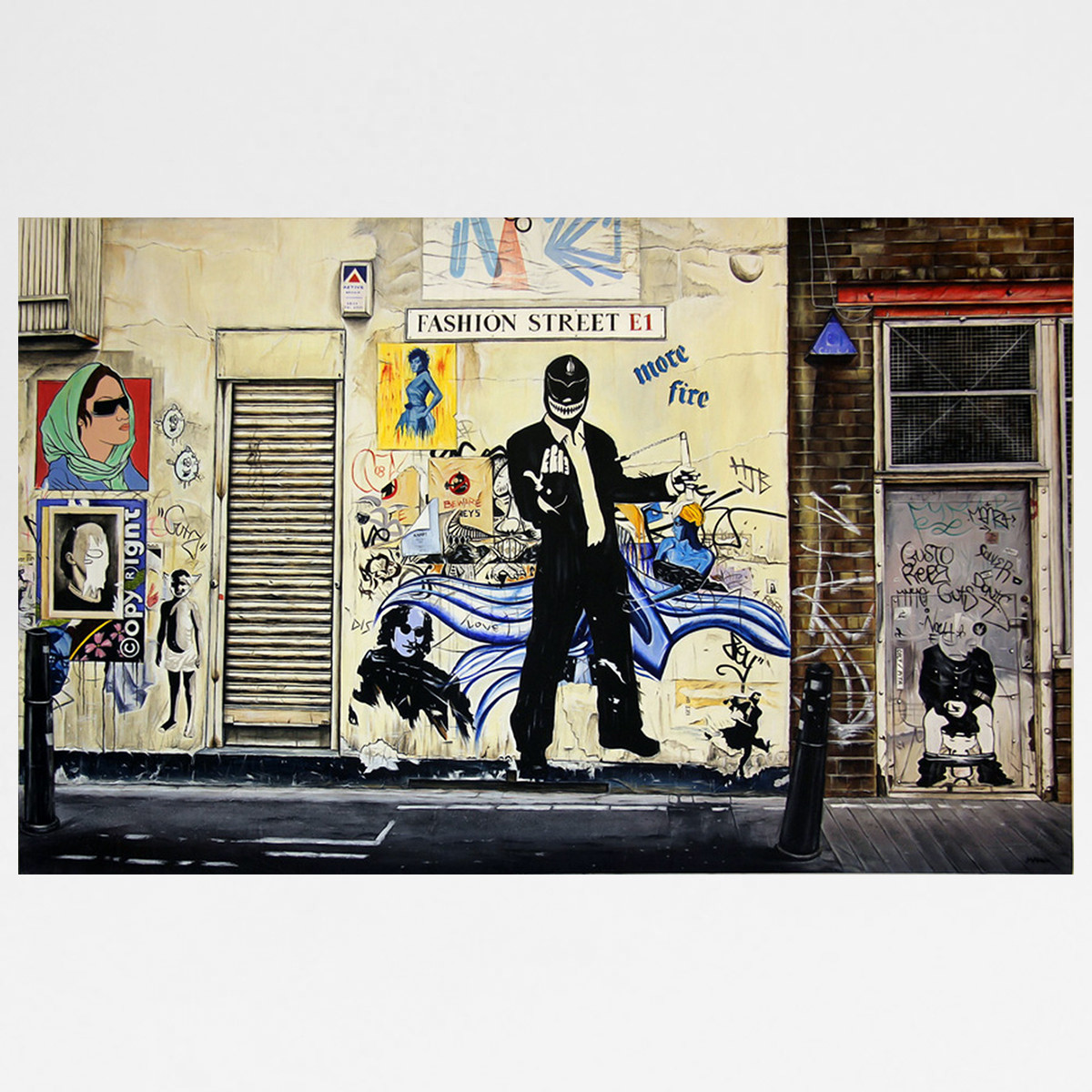 Fashion Street Art Print by Marc Gooderham at Of Cabbages and Kings