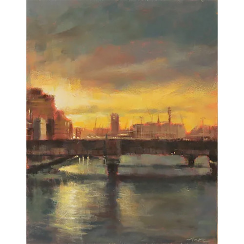 Cannon Street Railway Bridge Art Print by Marc Gooderham at Of Cabbages ...