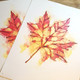 Autumn Leaf Screen Print by Gavin Dobson at Of Cabbages and Kings