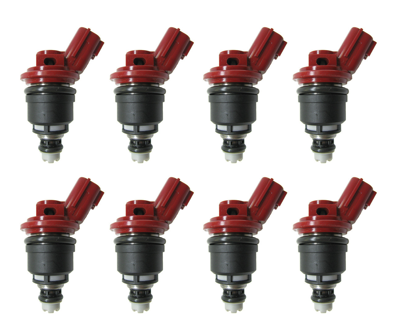 Set of 8 Racing Performance Fuel Injectors 650 cc/min at 43 PSI