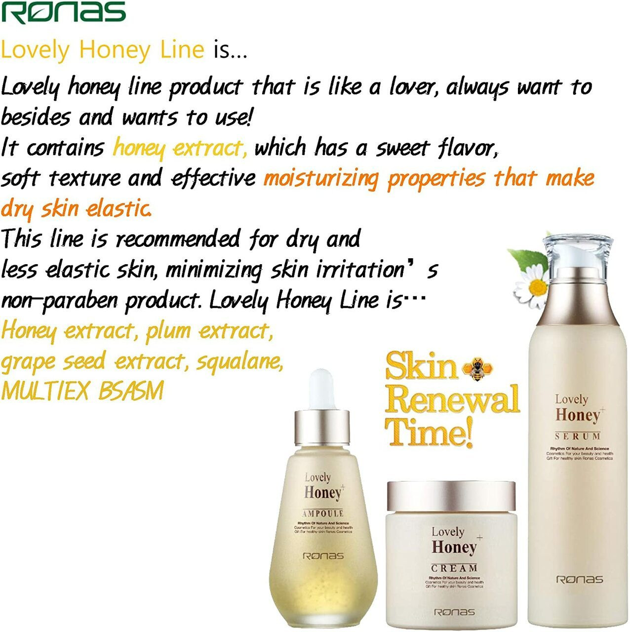 Ronas Ampoule - Ronas Lovely Honey | GetGlowing Skincare