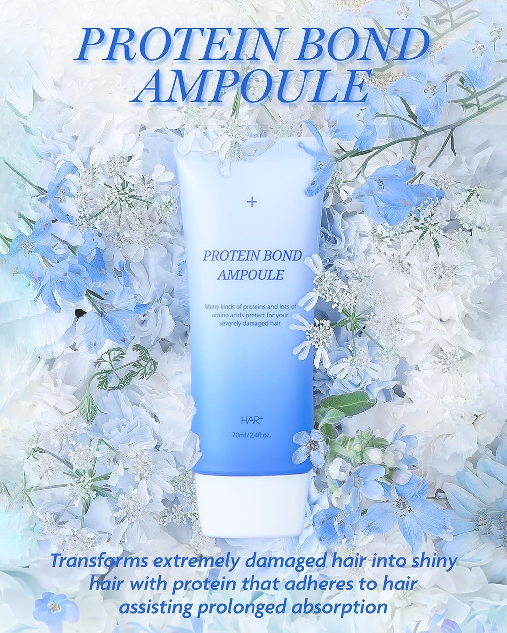 Hair Plus Protein Bond Ampoule 70ml – Rejuvenating Formula