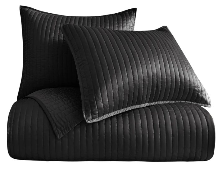 Satin Channel Queen or King Bedding Set