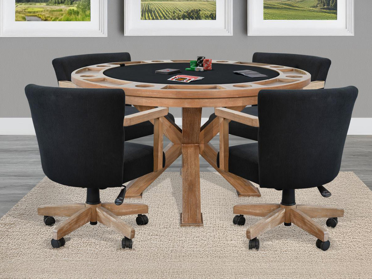 54" Jack Poker Table