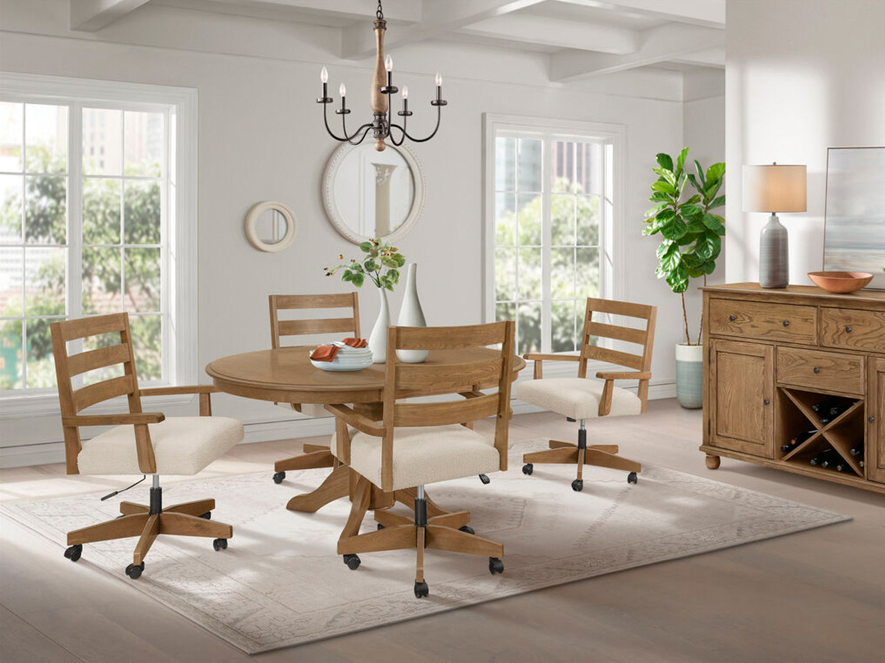 Colonial Oak Game Table