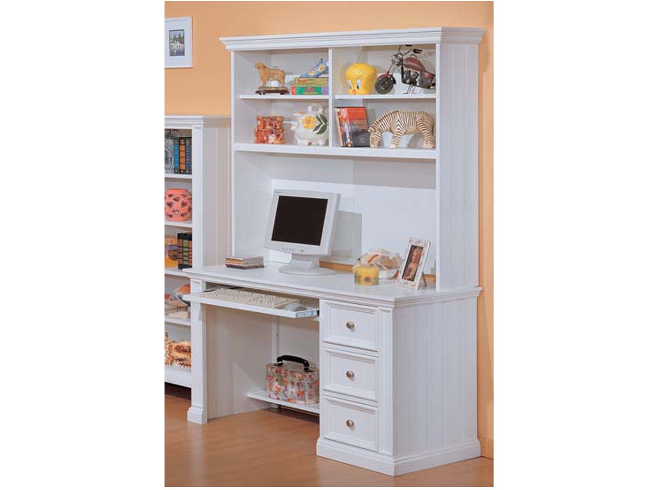 Cape Cod Desk with Hutch, Ebony