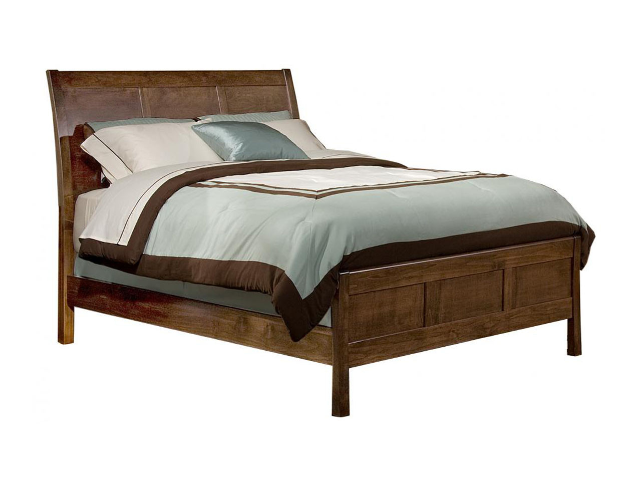 Alder Shaker Slat Bed