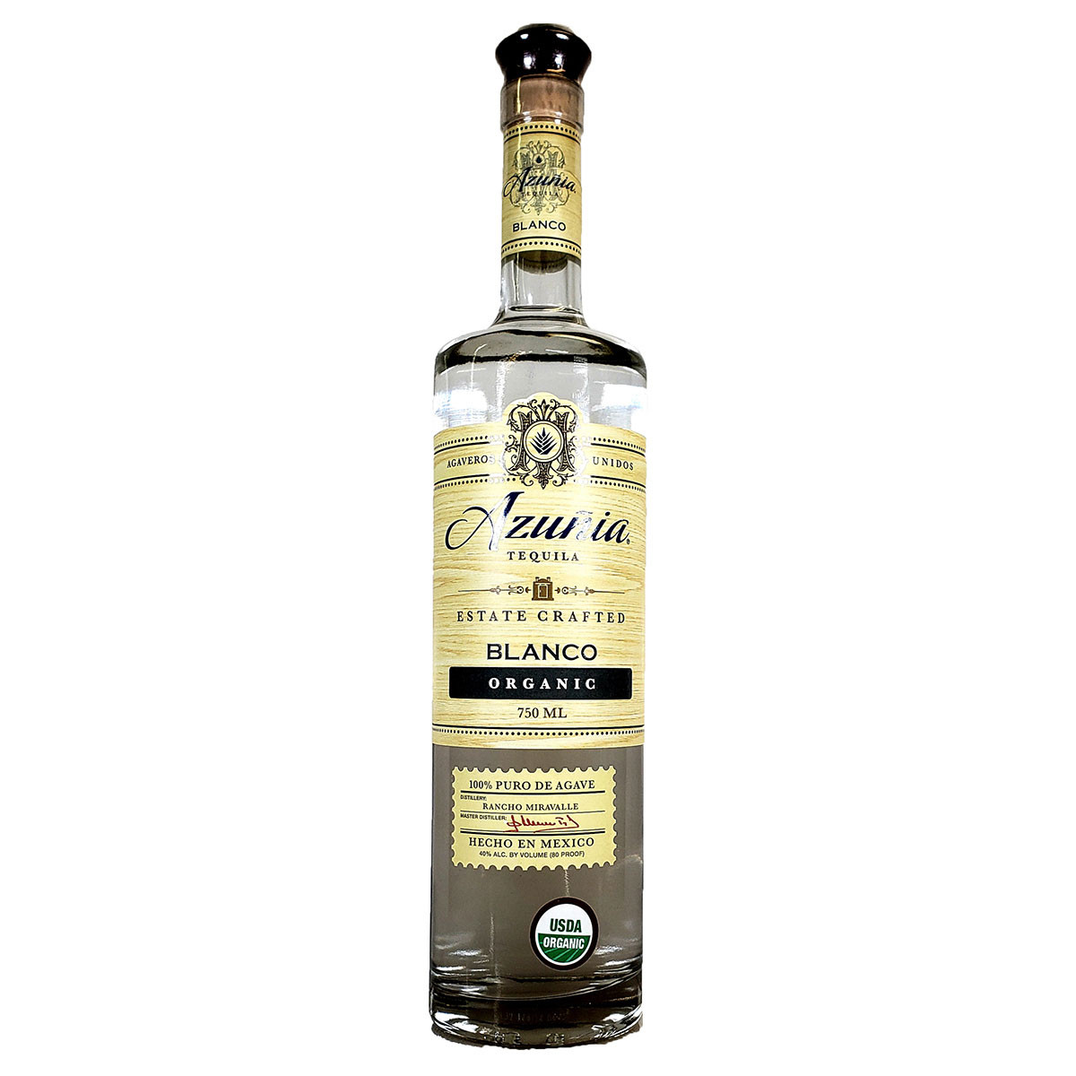 Azunia Organic Blanco Tequila