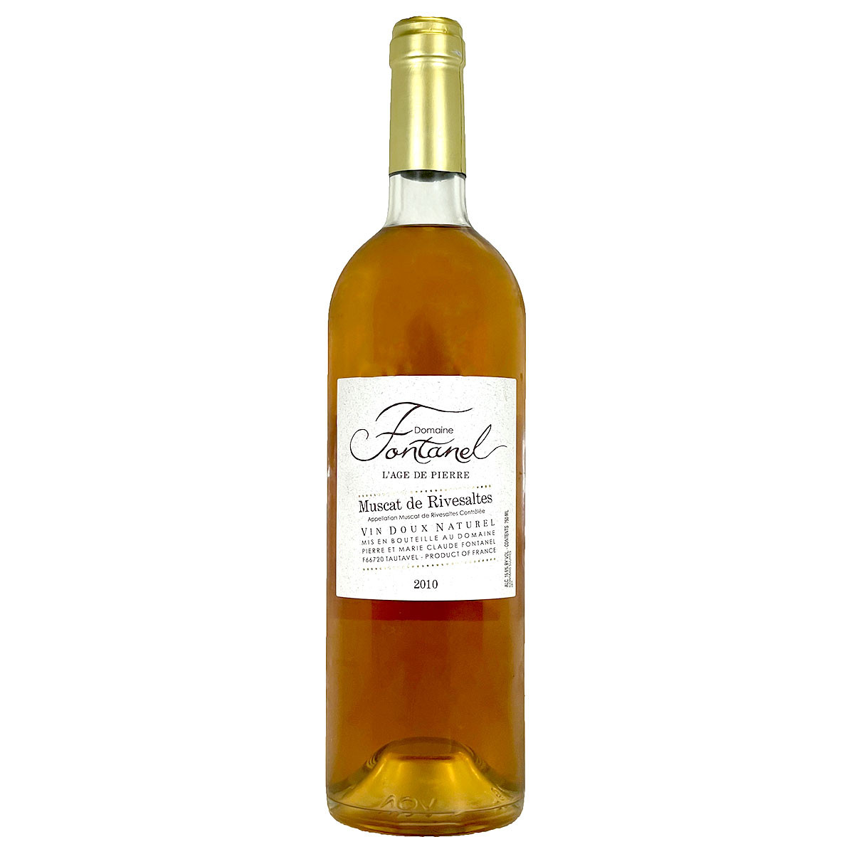 Domaine Fontanel 2010 l'Age de Pierre Muscat de Rivesaltes