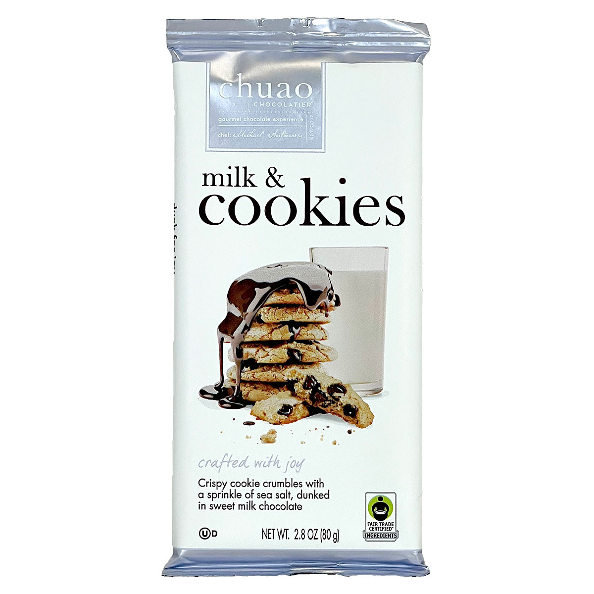 Chuao Milk & Cookies Milk Chocolate Bar