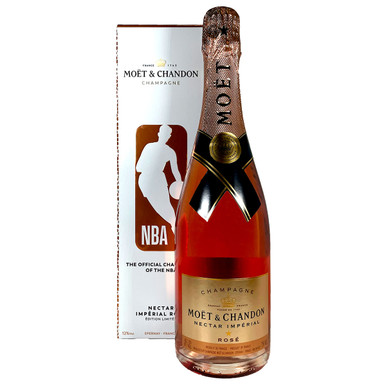 Moet & Chandon Nectar Imperial Rose w/ Limited Edition NBA Gift Box