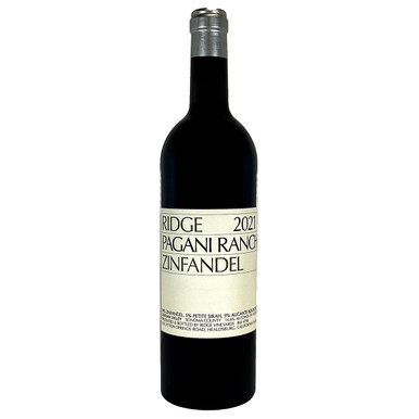 Ridge 2021 Pagani Ranch Sonoma Valley Zinfandel