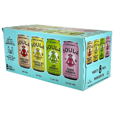 Soula Margarita Variety 8-Pack Can - Holiday Wine Cellar
