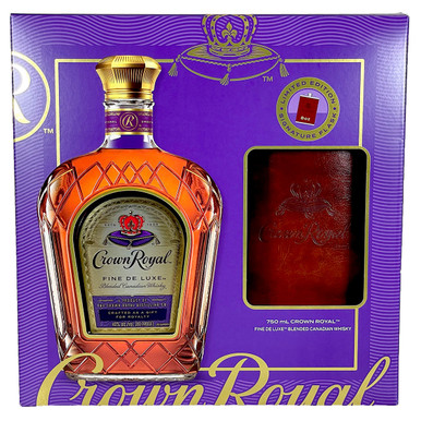 Crown Royal Canadian Whisky Gift Pack With Flask