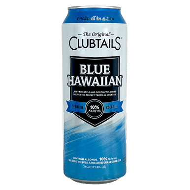 Clubtails Blue Hawaiian Premium Malt Beverage Cocktail Can
