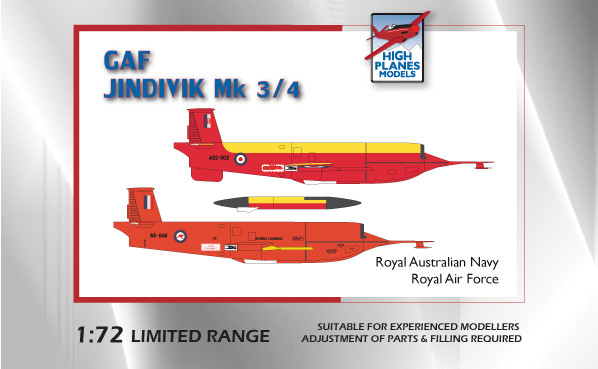 High Planes Models Limited Run HPMK072003 GAF Jindivik Drone
