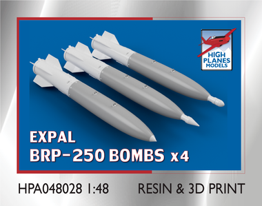High Planes EXPAL BRP-250 Bombs x 4 Accessories 1:48 (HPA048028)
