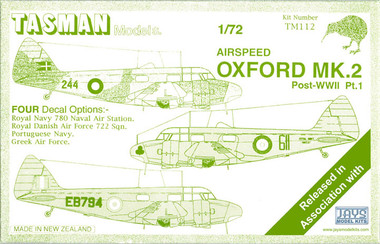 Tasman TM112 Airspeed Oxford Mk.II 1:72 Scale Model Kit