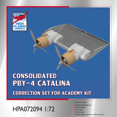 High Planes PBY-4 Catalina Engines Correction 1:72 for Academy kit ...
