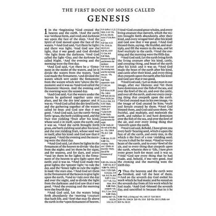 KJV Pitt Minion Reference Bible - Red Letter Edition (Cambridge) - The ...