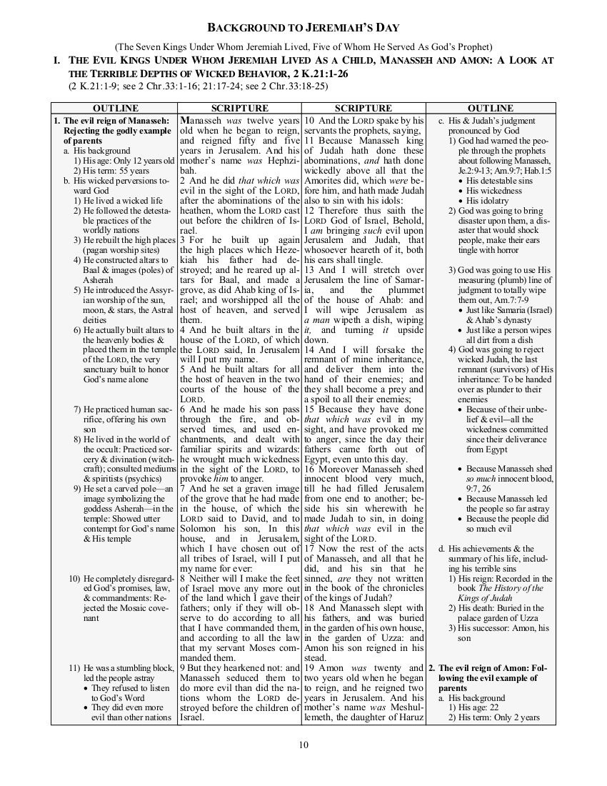 KJV Preacher's Outline & Sermon Bible - Jeremiah 2 : Chapters 30-52 and ...