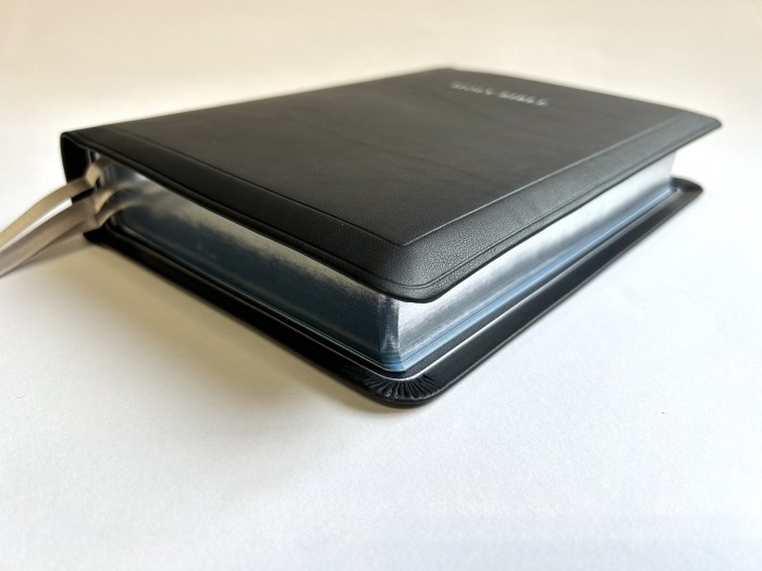 KJV Allan Longprimer Sovereign Edition - Black Meriva Calfskin - Silver ...