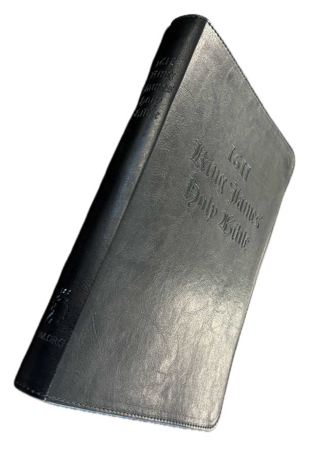 1611 King James Bible - Original Facsimile - Black Softcover