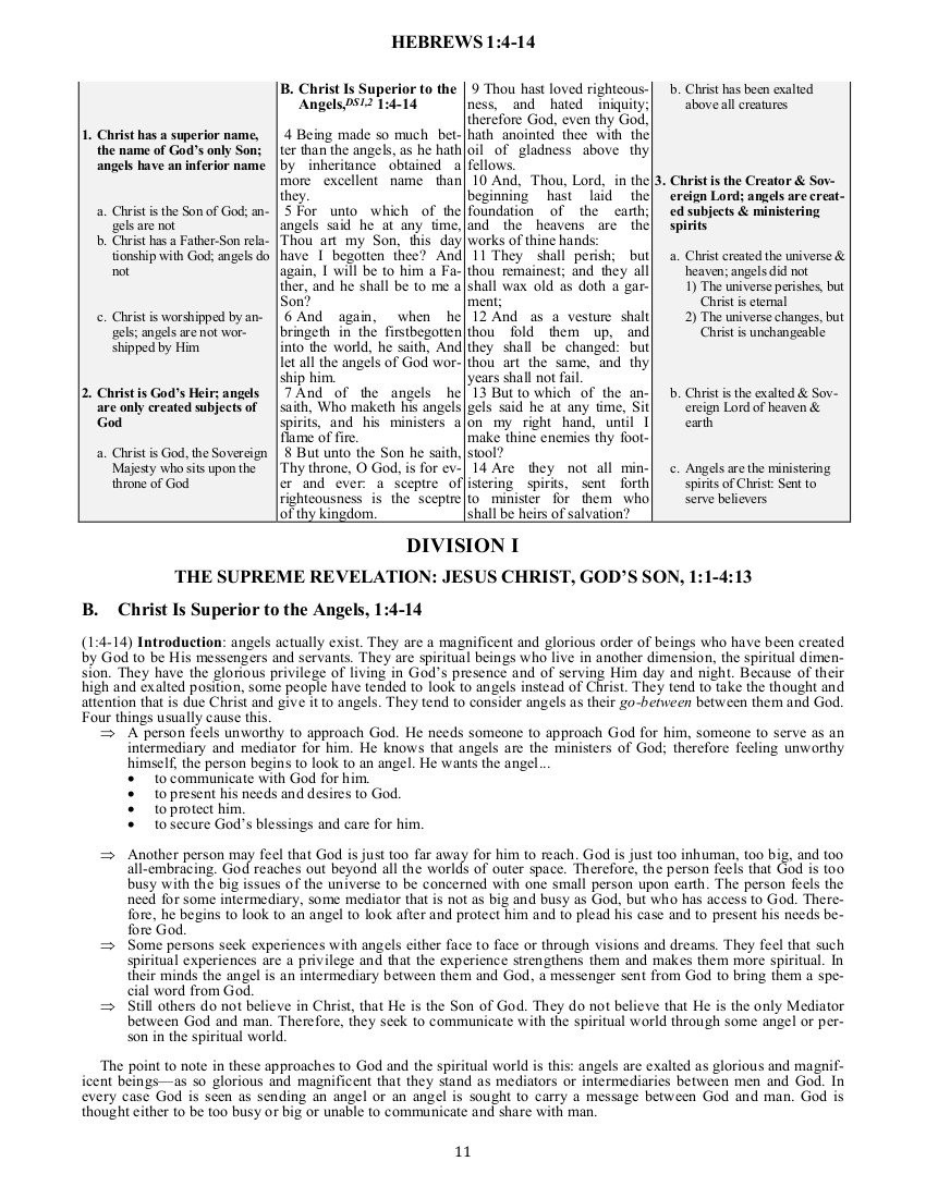KJV Preacher's Outline & Sermon Bible - Hebrews & James - The KJV Store