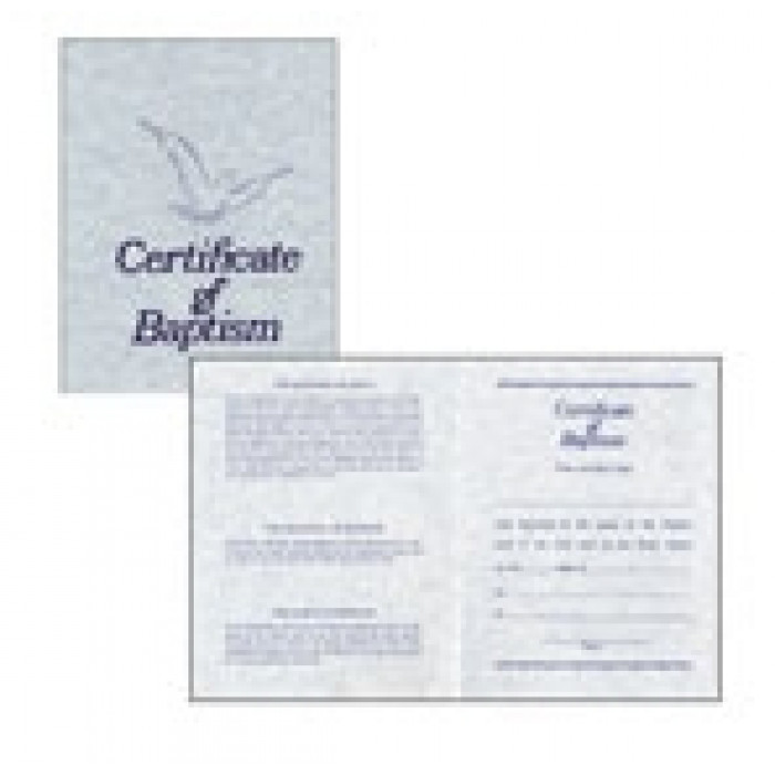 Baptism Certificate with Envelope - The KJV Store