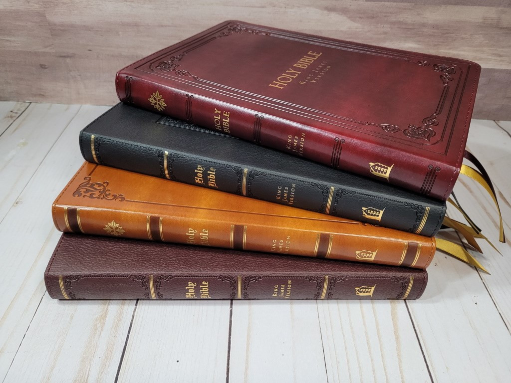 KJV Large Print Thinline Bible - Genuine Leather
