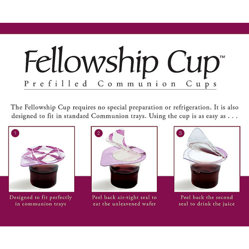 Communion Fellowship Cup Wafer & Juice Sets - 250 Count - The KJV Store