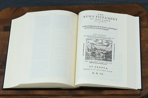 Psalm 23 Original Bible Leaf AND 1560 Geneva Bible Deluxe Facsimile ...