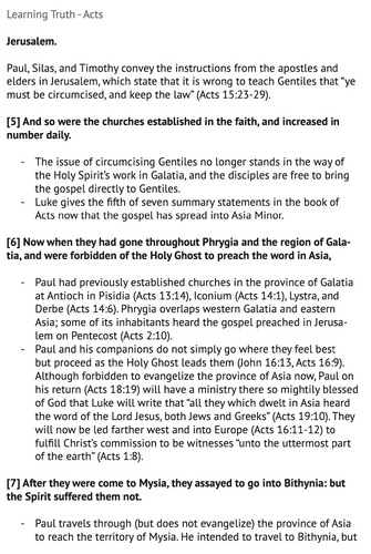 Learning Truth: Acts (A concise guide to the King James Bible)