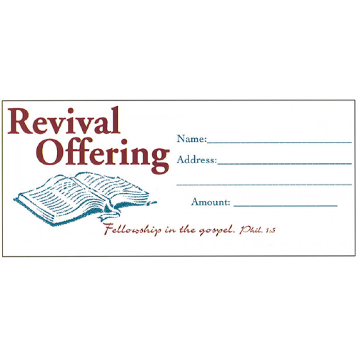 Offering Envelope - My Regular Church Offering