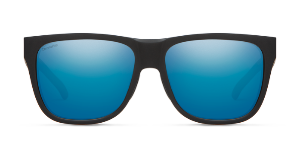 Lowdown 2 - Matte Black/ChromaPop Polarized Blue Mirror