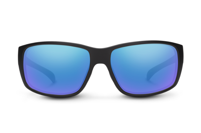 Suncloud Milestone - Matte Black/Polarized Blue Mirror