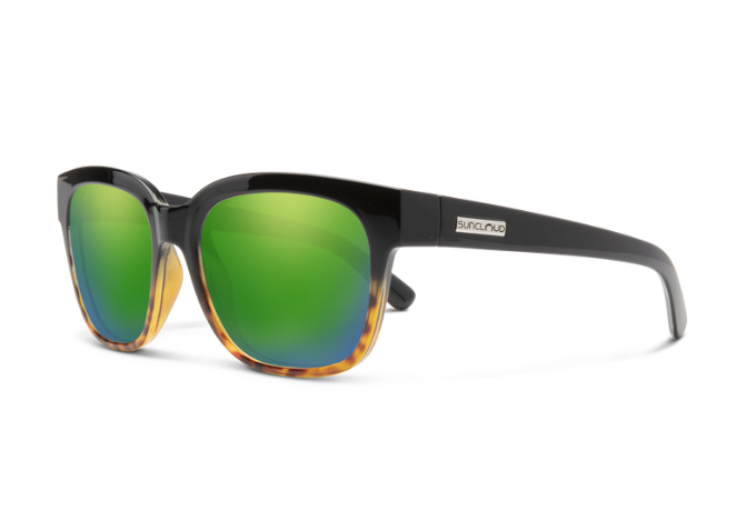 Suncloud Affect - Havana Gradient/Polarized Green Mirror