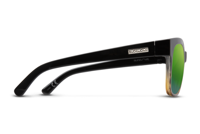 Suncloud Affect - Havana Gradient/Polarized Green Mirror