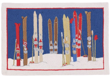 Skis and Poles Rug - Ski Haus | NOTB | Patio Place